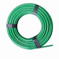 China Resistance Plastic Covered Steel Cable PVC Coated Galvanized Steel Wire Rope for sale