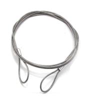 China High Carbon Steel 7x7 Structure 1.5mm Diameter Galvanized Aircraft Wire Rope with 1570-1960MPa Tensile Strength for sale