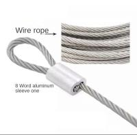 China High Carbon Steel 7x7 Structure 1.5mm Diameter Galvanized Aircraft Wire Rope with 1570-1960MPa Tensile Strength for sale