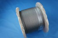 China High Carbon Steel 7x7 Structure 1.5mm Diameter Galvanized Aircraft Wire Rope with 1570-1960MPa Tensile Strength for sale