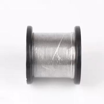 China 7x7 1mm PVC Coated Electric Galv Steel Wire Rope In Reels Or Coils for sale