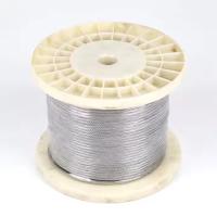 China 7x7 1mm PVC Coated Electric Galv Steel Wire Rope In Reels Or Coils for sale