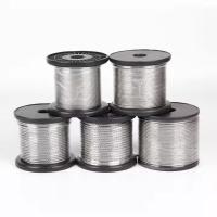 China 7x7 1mm PVC Coated Electric Galv Steel Wire Rope In Reels Or Coils for sale