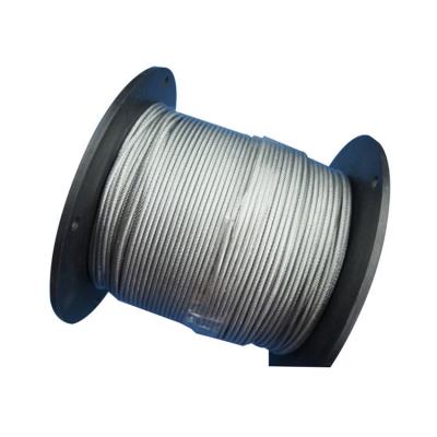 China High Breaking Load Electric 7x7 Galvanized Wire Rope 1.5mm for sale