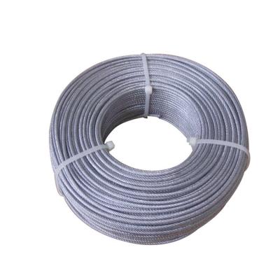 China galvanized PVC Coated Wire Rope For Aquaculture 1570-1960MPA Tensile Strength for sale