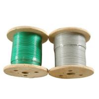 China galvanized PVC Coated Wire Rope For Aquaculture 1570-1960MPA Tensile Strength for sale