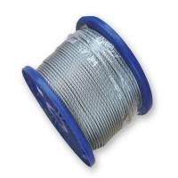 China High Fatigue 8X7+1X19 Structure Galvanized Steel Wire Rope for Auto Window Regulator with 1.5mm/1.8mm Diameter for sale