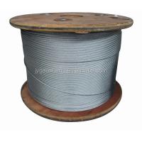 China High Tensile Strength 1.5mm Diameter 7x7 Structure Galvanized Steel Wire Rope for Industrial Applications for sale