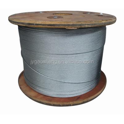 China High Tensile Strength 1.5mm Diameter 7x7 Structure Galvanized Steel Wire Rope for Industrial Applications for sale