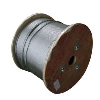 China 8X7+1X19 1.5mm 1.8mm Galvanized Steel Wire Rope High Fatigue For Auto Window Regulator for sale