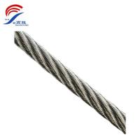 China Hot Sale! Factory Supply Galvanized Steel Wire Rope 6x19 Fibre Core Cable 3/8 for sale