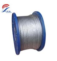 China Hot Sale! Factory Supply Galvanized Steel Wire Rope 6x19 Fibre Core Cable 3/8 for sale