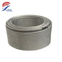 China Hot Sale! Factory Supply Galvanized Steel Wire Rope 6x19 Fibre Core Cable 3/8 for sale