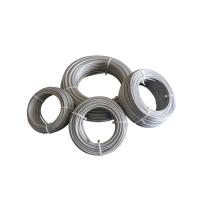 China 2.5-3.5mm Plastic Coated Steel Cable 3mm-10mm Wire Gauge 7X7 7X19 for sale