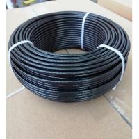 China TPU Coated 7x19 Structure Steel Wire Cable with 1570-1960MPA Tensile Strength for Gym Fittings for sale