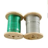China Plastic Covered PVC Coated Stainless Steel Wire Rope 1mm-10mm Diameter for sale