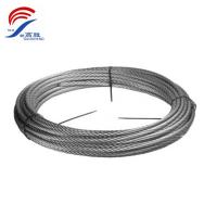 China 4mm Electro Galvanized Steel Wire Rope in Steel Core for sale
