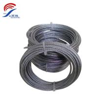 China 4mm Electro Galvanized Steel Wire Rope in Steel Core for sale