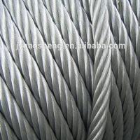 China 12mm Diameter 7x19 Hot Dipped Galvanized Steel Wire Rope For Cableway for sale