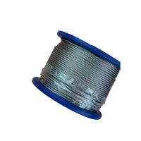 China 6x7+FC 3/16'' Galvanized Steel Wire Cable Rope High Carbon Steel 1mm-5mm Wire Gauge for sale