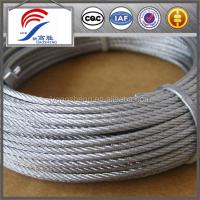 China 6x7+FC 3/16'' Galvanized Steel Wire Cable Rope High Carbon Steel 1mm-5mm Wire Gauge for sale