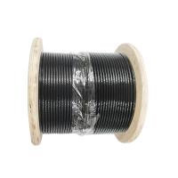 China 7x19 4mm-6mm Gym Cable Wire Rope Black TPU coated For Fitness Equipment for sale