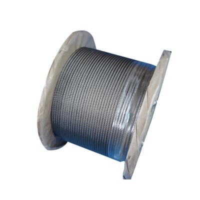 China AISI 6mm Stainless Steel Wire Rope 7x19 SS 316 Marine Grade for sale