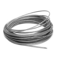 China 3.2mm 316 7x7 Stainless Steel Wire Rope AISI ASTM BS DIN GB JIS for sale
