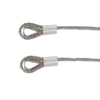 China PVC Coated Fall Arrest Cable Fall Protection Anchor Sling Cable 60# 4' 6' for sale