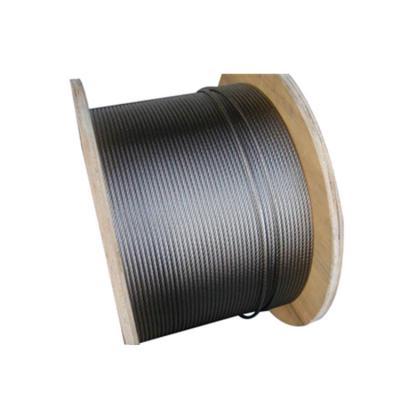 China 6x19+FC 8mm Wire Gauge Stainless Steel Wire Rope Bending Cutting for sale