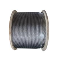 China 6x19+FC 8mm Wire Gauge Stainless Steel Wire Rope Bending Cutting for sale