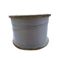 China 6x19+FC 8mm Wire Gauge Stainless Steel Wire Rope Bending Cutting for sale