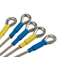 China 6X36 Steel Wire Rope Sling Assembly Drawn Wire 10mm Diameter for sale
