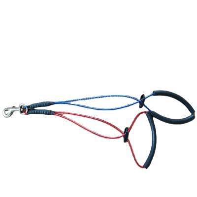 China Adjustable Dog Tie Out Cable with Stainless Steel Snap Hook for High Durability Grooming Noose for sale