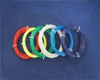 China Heavy Duty Retractable Tie Out For Large Dogs Double Ended Steel Glue Coating Wire for sale