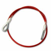 China Pressed Flemish Eye Wire Rope Sling in High Carbon Steel with Galvanized Surface and DIN Standard Compliance for sale