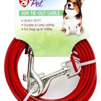 China Steel Wire Rope Sling With Snap Hook 5mm for Dog Tie Out Cable for sale
