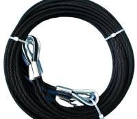 China Steel Wire Rope Sling With Snap Hook 5mm for Dog Tie Out Cable for sale