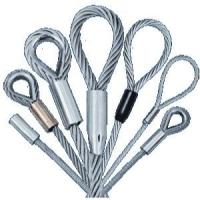 China Steel Wire Rope Sling With Snap Hook 5mm for Dog Tie Out Cable for sale