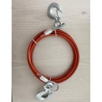 China 8mm Coated To 10mm 3.5m Steel Tow Cable 60# Steel Grade for sale