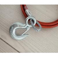 China 8mm Coated To 10mm 3.5m Steel Tow Cable 60# Steel Grade for sale