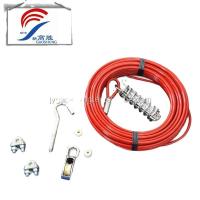 China Heavy Duty 100FT PVC Coated Trolley System for Large Dogs - Durable Dog Tie Out Cable for sale