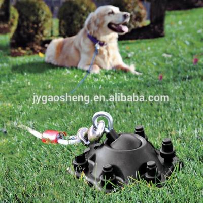 China Heavy Duty 100FT PVC Coated Trolley System for Large Dogs - Durable Dog Tie Out Cable for sale