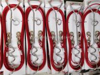 China High Carbon Steel Dog Tie Out Cable and Stake with 1000lbs Tensile Force and 20 Foot Length for Secure Pet Restraint for sale