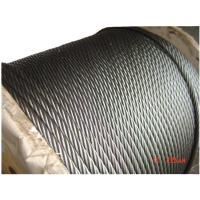 China Galvanized Steel Wire Rope for Drilling Rig with 7x19 Construction and 1570-1960MPa Tensile Strength for sale