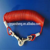 China Outdoor High Carbon Steel Retractable Dog Tie Out Cable with 4.41 KN Breaking Strength and Customizable Length for sale