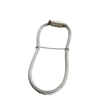 China High Carbon Steel Zinc Coated Wire Rope Lifting Loop for Precast Concrete Lifting for sale