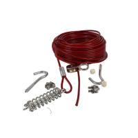 China Dog Zip Line Heavy Duty Dog Run Cable For Large Dogs Up to 250lbs for sale
