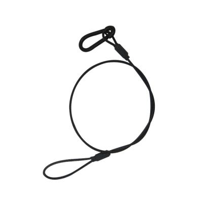 China High Carbon Steel Black Lighting Safety Cable 1/8