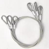 China Precast Concrete Lifting Loop For Thread Lifting Anchor Oval Steel Wire Rope Sling for sale